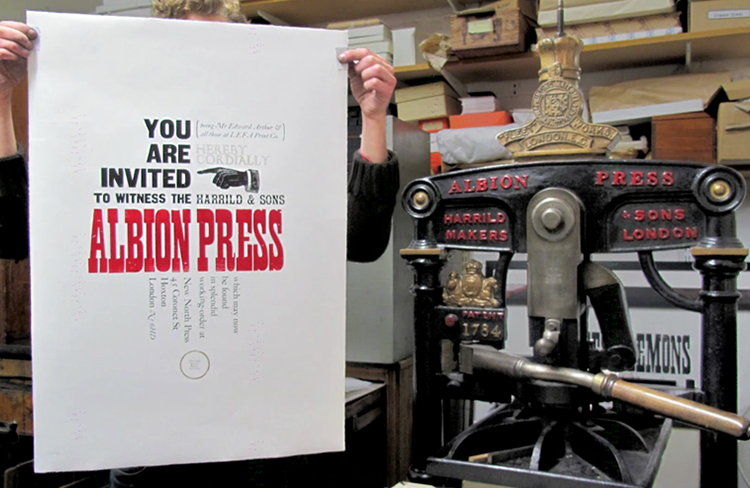 Recovering an Albion Press | People of Print