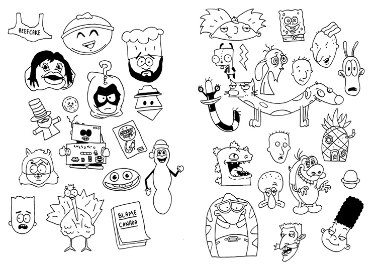 Lamurdi's Official Blog: Ben Gore | Bootleg Colouring Book