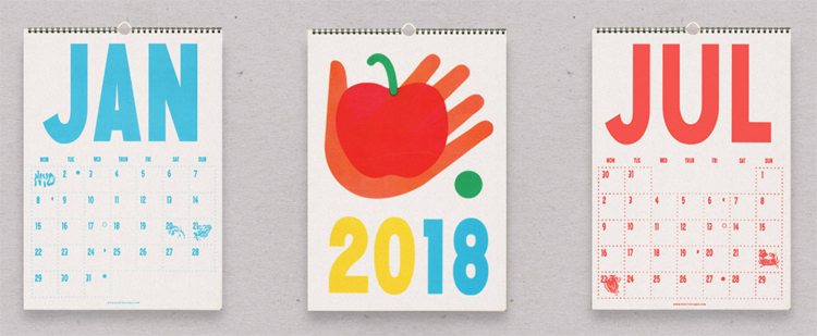 Top Picks | 2018 Calendars | People of Print