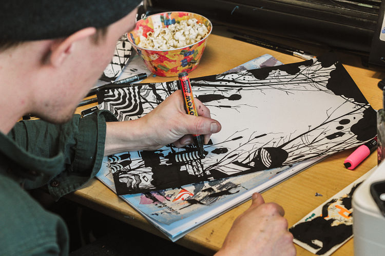 Ice Screen Printing: Painter Meets Screen Printer | People of Print