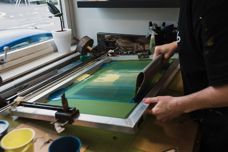 Ice Screen Printing: Painter Meets Screen Printer | People of Print