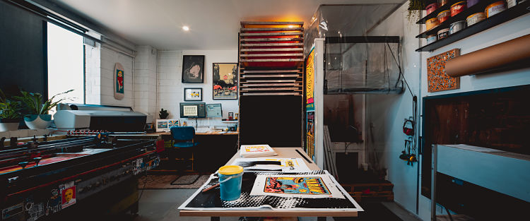 Catch Wreck Printmakers | Building a Screen Printing Studio | People of ...
