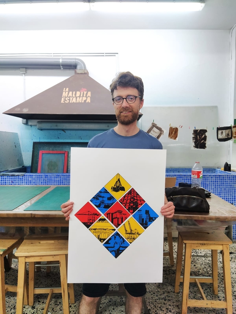 People of Print: Tadhg Caffrey | Printing the Port of Barcelona