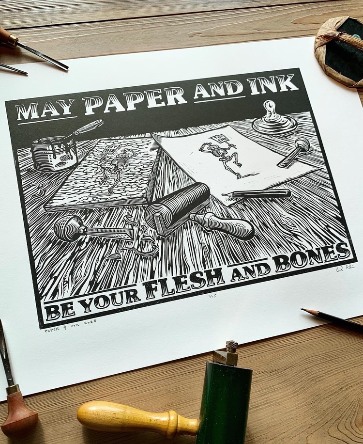 Paper & Ink 2023 Dubai Printmaking Exhibition | People of Print