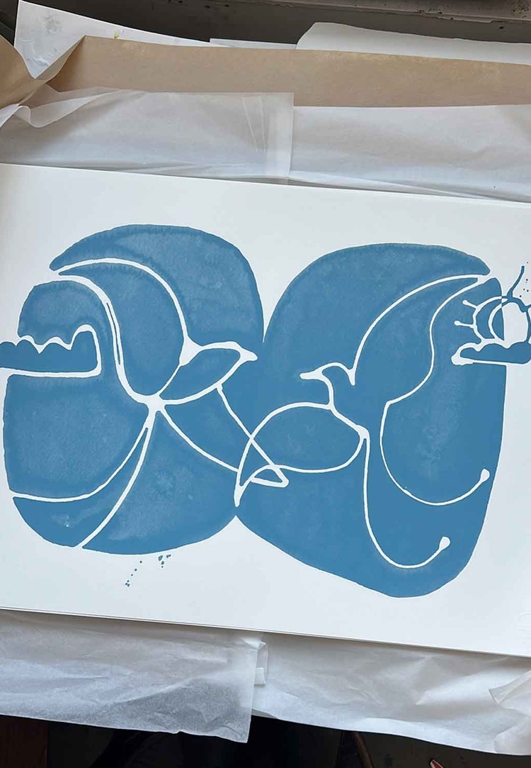 Caroline Tomlinson | Together Flying High | People of Print